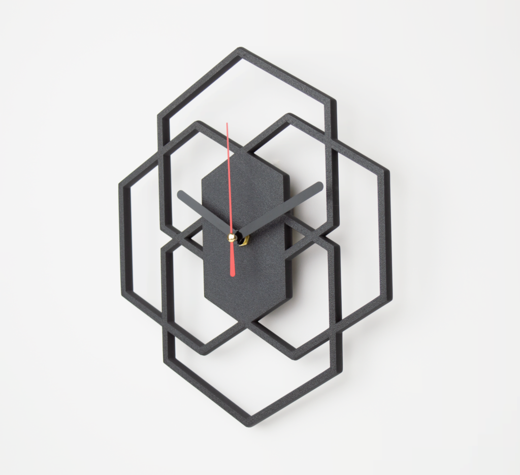 Stille Wandklok Design | 10 Kleuren | Home 3D design